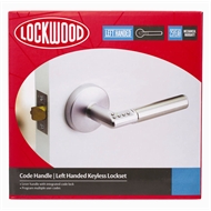 Lockwood Code Handle Left Handed Keyless Lockset | Bunnings Warehouse