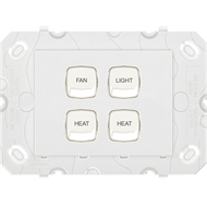 HPM Fan Light Heat 3 Function Switch | Bunnings Warehouse