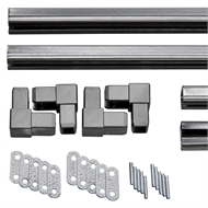 Matrix 2425 x 1220 x 28mm C-Channel Frame Kit - Charcoal (Colorbond ...