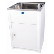 Trough Laundry Inset Vch Abey 45l W/bypass Pr45a | Bunnings Warehouse