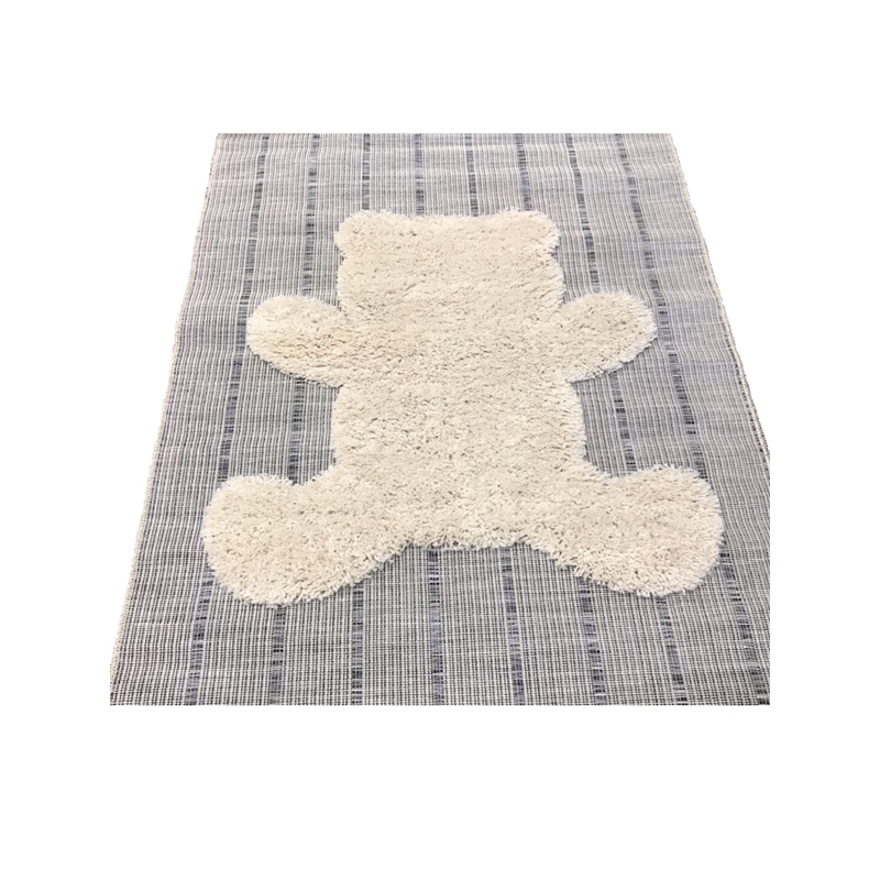 170 x 120cm Teddy Bear Heat Set Polypropylene Rug | Bunnings Warehouse