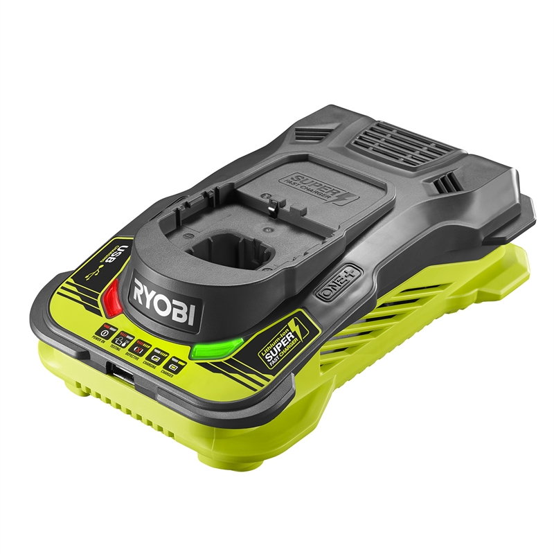 Ryobi One 18V Super Fast Charger Bunnings Warehouse