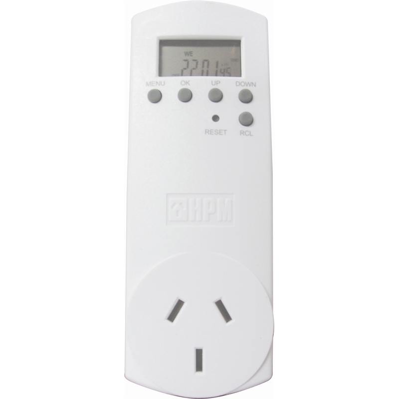 Hpm 7 Day Digital Timer Bunnings Warehouse