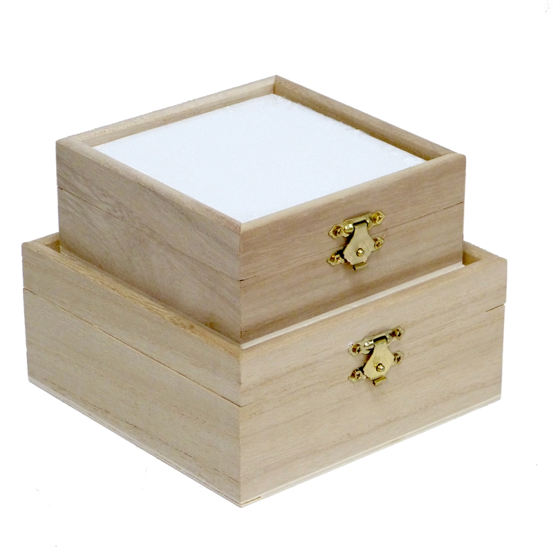 Boyle Craftwood Canvas Wooden Box - 2 Set | Bunnings Warehouse