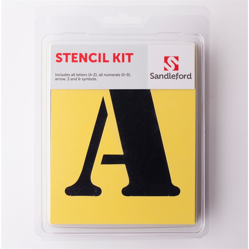 Sandleford 150mm A Z Stencil Kit Bunnings Warehouse