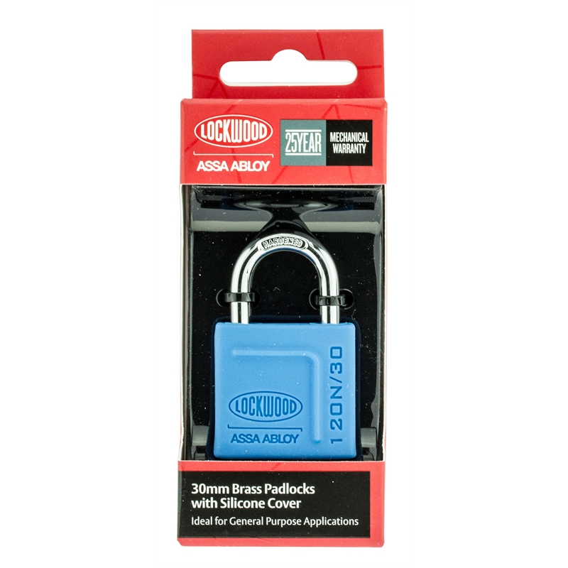 Lockwood 30mm Alloy Silicon Padlock | Bunnings Warehouse