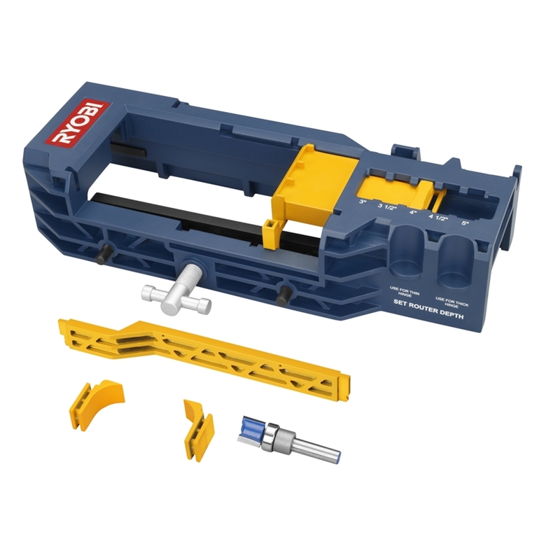 Ryobi 75 125mm Door Hinge Installation Kit Bunnings Warehouse